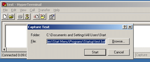Run Hyperterminal - goodsiteholiday